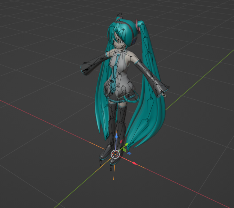 [Blender 4.2]To open MMD (MikuMikuDance) files, specifically the PMD ...